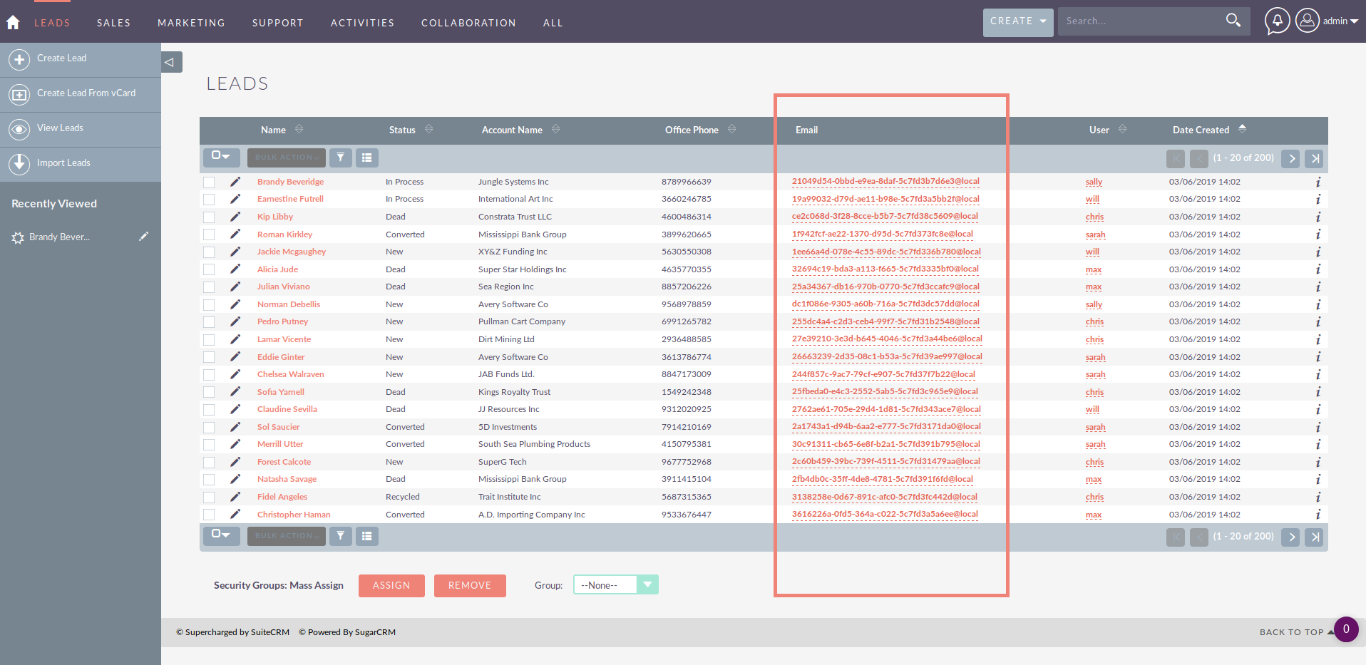 Data Anonymizer For Suitecrm Suitecrm Module